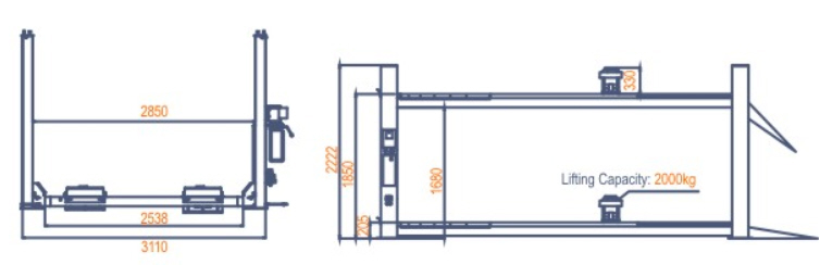 YL-4.0B 4 Tonne 4 Post wheel Alignment Car Hoist - Aussie Car Hoist