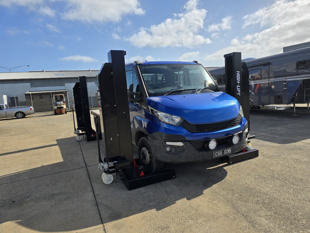 Wireless Mobile Truck Column Lift Hoist, Bus, Forklift. Caravan, Lift ...