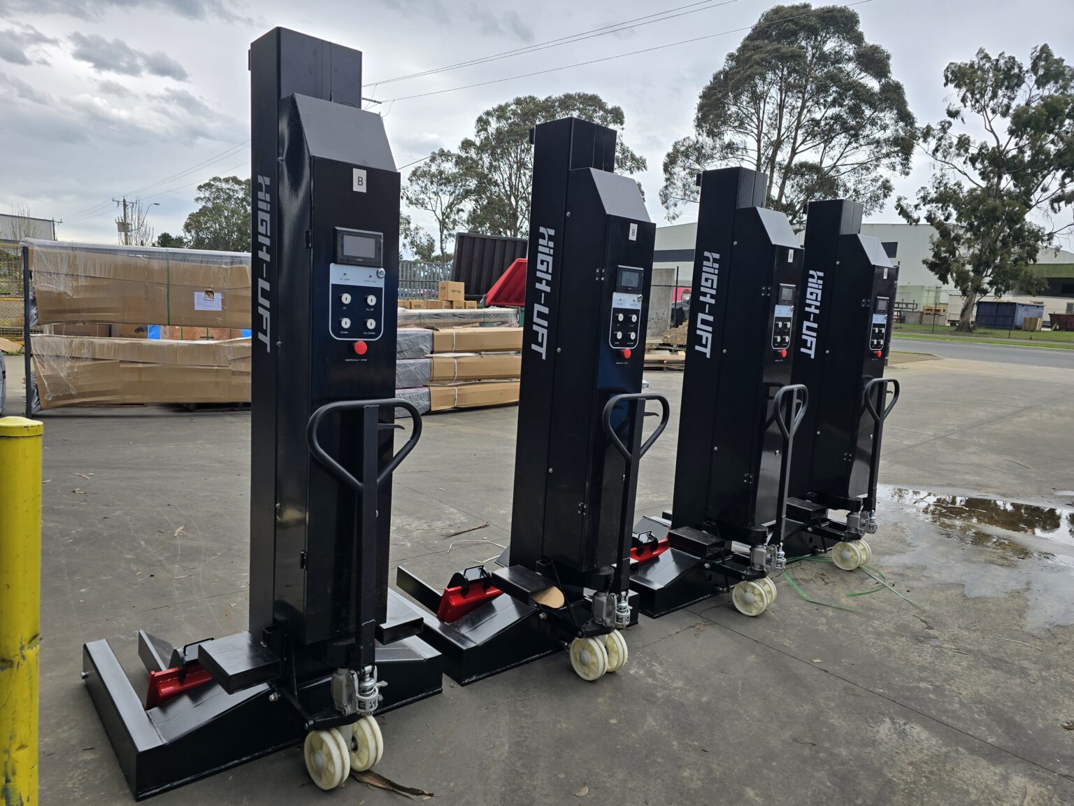 Wireless Mobile Truck Column Lift Hoist, Bus, Forklift. Caravan, Lift ...