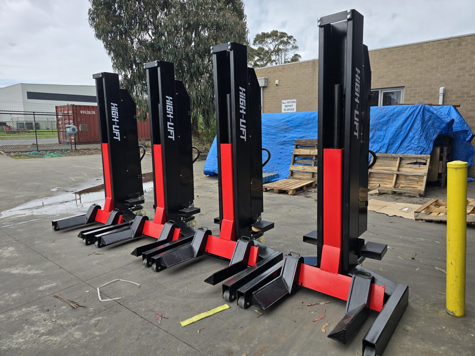 Wireless Mobile Truck Column Lift Hoist, Bus, Forklift. Caravan, Lift ...
